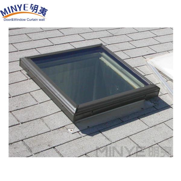 Quality Electric Blinds Roof Window Design for Soundproof Aluminum Alloy Profile Skylight for sale