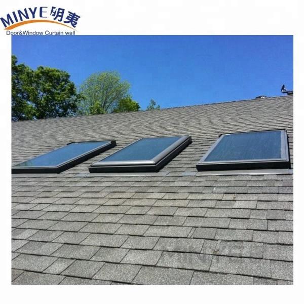 Quality 1.4mm Profile Thickness Waterproof Remote Control Aluminum Roof Windows Strong for sale