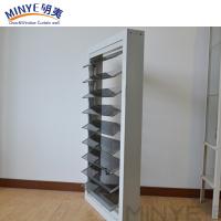 China Hand Adjustable Aluminum Frame Glass Roller Shutters 5mm 12A Double Tempered Glazing for sale