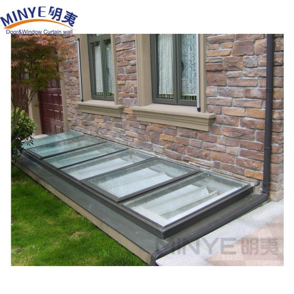 Quality Aluminum Skyview Roof Window with Swing Open Style and Sound Proof Sun Shade for sale
