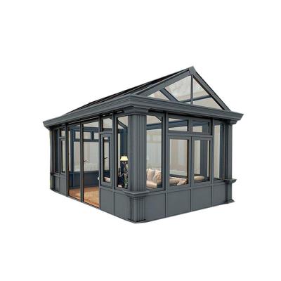 Cina Sunrooms Case di vetro alluminio Leggio di vetro accessori per giardino invernale a Shanghai in vendita
