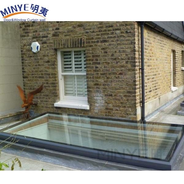 Quality Vertical Swing Roof Window Windproof Metal Roof Skylight for Aluminium Slope for sale