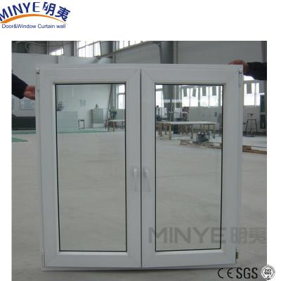 China Shanghai Rehau German PVC Window Design with EPDM Rubber Strip and Security Stay Hinge for sale