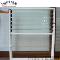 China Low-E Glass Electric Exterior Rolling Shutter Window 5mm+12A+5mm Horizontal Opening Pattern for sale