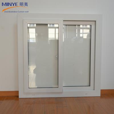 China REHAU PVC Sliding Window Customizable and Durable with Stainless Steel Grills for sale