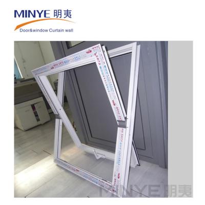 China Goede afdichting Aanpasbare kleuren Aluminium Centrum Pivot Hang Windows met modern ontwerp Te koop