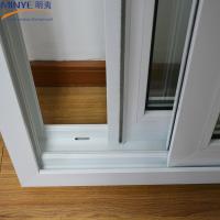 China UPVC Double Sliding Vertical Window Windproof Energy Saving 5mm 6A Glass for sale