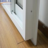 China UPVC Double Sliding Vertical Window Windproof Energy Saving 5mm 6A Glass for sale