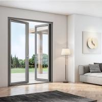 Quality UPVC Casement Door with Double Tempered Glass Fireproof and Environmentally Friendly for sale