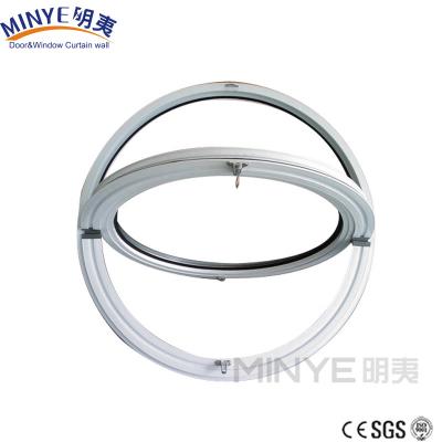 Cina Moderno Design Centrale di alluminio Pivot Circolo Aperto Finestra Rotonda in vendita