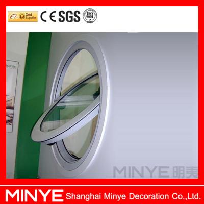 Cina Moderno Design Centrale di alluminio Pivot Circolo Aperto Finestra Rotonda in vendita