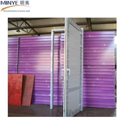 中国 主な材料 PVC 白色 固定板の単一のドアを持つUpvc/pvcカーセメントドア 販売のため