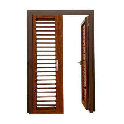 Cina Porte di casamento in alluminio di design con dimensioni di lamina personalizzate e finitura in polvere in vendita