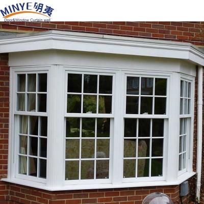 China UPVC handmatig verticaal schuifvenster met gehard glas en glasvezel-schermnet Te koop