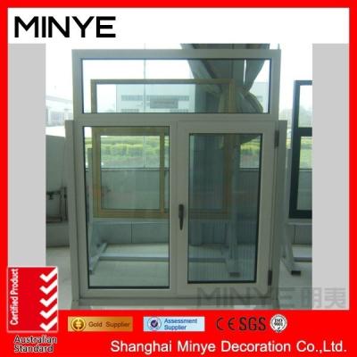 China Church Aluminum Window with High Windows Grill and Double Tempered Glass Swing Design for sale