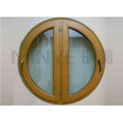 China 5mm-12mm vidro espec circular em forma de painel duplo balançando para fora janela redonda Casement janela para fluxo de ar e estética à venda