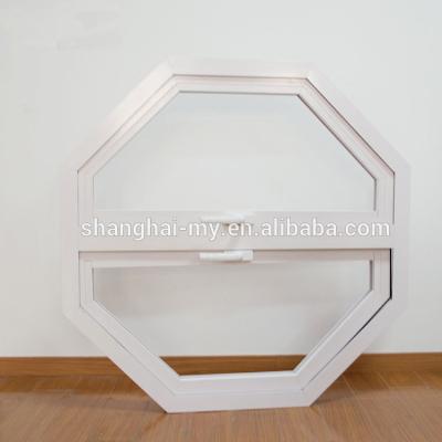 Cina 5mm-12mm vetro Spec circolo a forma di doppio pannello Swing Out Round Window Casement finestra per il flusso d'aria e estetica in vendita