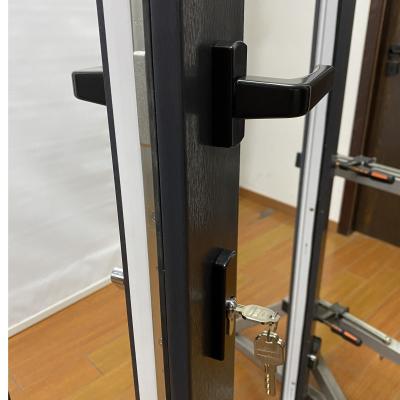 Cina Stile di design moderno Verticale Pieghevole di porta UPVC per villa in alluminio in vendita
