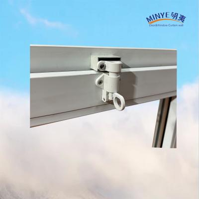 China Dubbel gehard glas UPVC kantelvenster in moderne stijl voor Australië Plastic frame Te koop