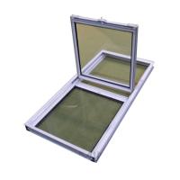 China Vertical Opening Aluminum Up Down Sliding Window Custom Size 1.4mm Profile Double Glazed for sale