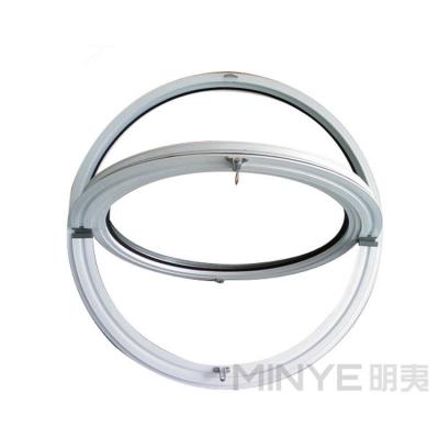 中国 ローンドトップデザインUPVC窓 横向開口パターンとアルミニウム合金フレーム 販売のため