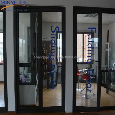 Cina Porta scorrevole con profilo in alluminio della serie GOS-S T110 per sala conferenze Spessore del profilo 2.0 mm in vendita