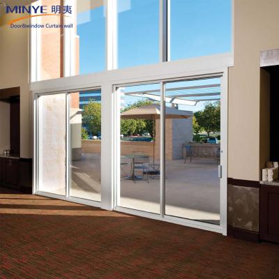 China Main Material Aluminum Alloy Interior Customized Security Sliding Doors with Fly Screen for sale