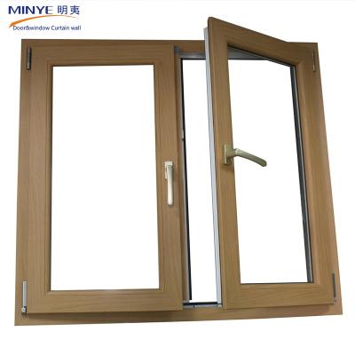 China Modern Design Style Aluminum Casement Windows with Fly Screen and Rolling Louver for sale