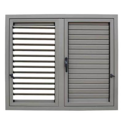 China Customizable Aluminum Casement Window Shutters with Low-E/Laminated/Reflective Glass for sale
