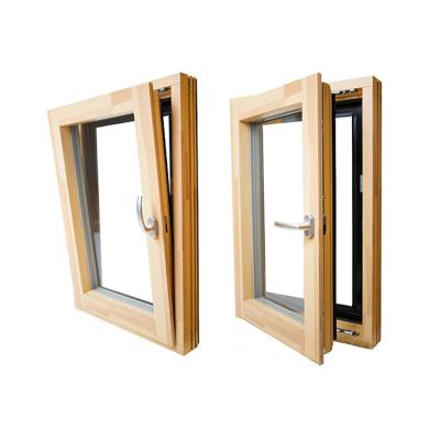 China Vertical Opening Villa Aluminium Chain Winder Top Hung Window with and Timber Reveal for sale