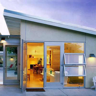 Living Room Heat and Cold Insulation Aluminum Glass Casement Door Color Customization