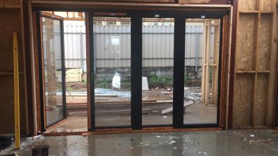 China Klappbare Aluminium-Haupteisen Grill Tür Design für maßgeschneiderte Fenster und Türen zu verkaufen