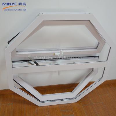 Cina Finestra customizabile in vetro di alluminio esagonale con silicone Dow Corning in vendita