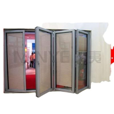 Cina Profil Rehau Vinyl Design Porta pieghevole doppio temperato doppio vetro vetrato opzionale in vendita