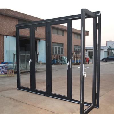 Cina Garage con porta pieghevole a profilo di alluminio commerciale con durabilità duratura in vendita