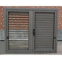 China Custom Thermal Break Aluminum Folding Screen Shutters Windproof 4500 Pa for sale