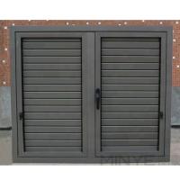 China Custom Thermal Break Aluminum Folding Screen Shutters Windproof 4500 Pa for sale