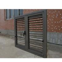 China Custom Thermal Break Aluminum Folding Screen Shutters Windproof 4500 Pa for sale