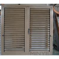 China Custom Thermal Break Aluminum Folding Screen Shutters Windproof 4500 Pa for sale