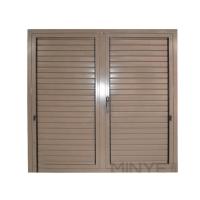 China Custom Thermal Break Aluminum Folding Screen Shutters Windproof 4500 Pa for sale