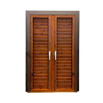 Cina Soluzione di progettazione alberghiera Profilo anodizzato o rivestito in polvere Finish Swing Open Shutter in vendita