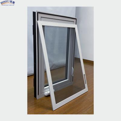 China Black and White Modern Window Grill Design American Casement Window with 1.4mm Profile for sale