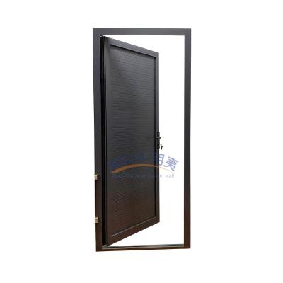 China Modern Design Alumínio Painel inteiro porta de casamento para aplicações exteriores à venda