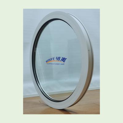 Cina Aggiungi eleganza al tuo spazio commerciale con una finestra tonda minimalista in lega di alluminio in vendita