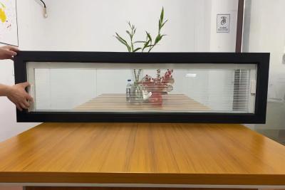 Cina Moderno lusso dimensioni personalizzate doppio vetro temperato rivestimento di potenza finestre fisse in vendita
