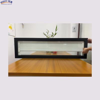 Cina Moderno lusso dimensioni personalizzate doppio vetro temperato rivestimento di potenza finestre fisse in vendita