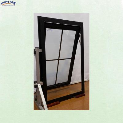 China Verander uw ruimte met energiebesparende dubbelgehard glas-aluminium luifelvensters Te koop