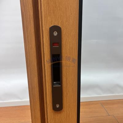 China Dubbelgehard glas voor orkaanbescherming Aluminium schuifvenster met magnetisch scherm Te koop