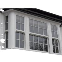 China Horizontal Opening Triple Glazed Black Panoramic Window Floor to Ceiling View 6063 T5 for sale