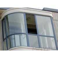 China Horizontal Opening Triple Glazed Black Panoramic Window Floor to Ceiling View 6063 T5 for sale